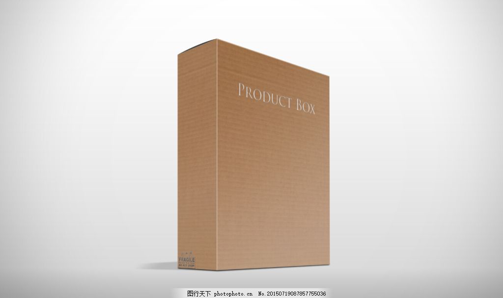 牛皮纸盒子图片_包装样机_样机-图行天下素材网
