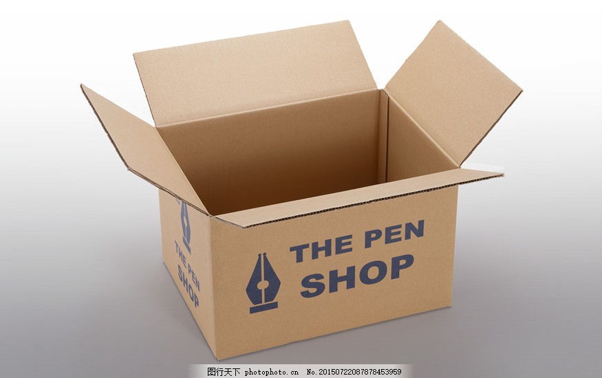 牛皮纸盒子图片_包装样机_样机-图行天下素材网